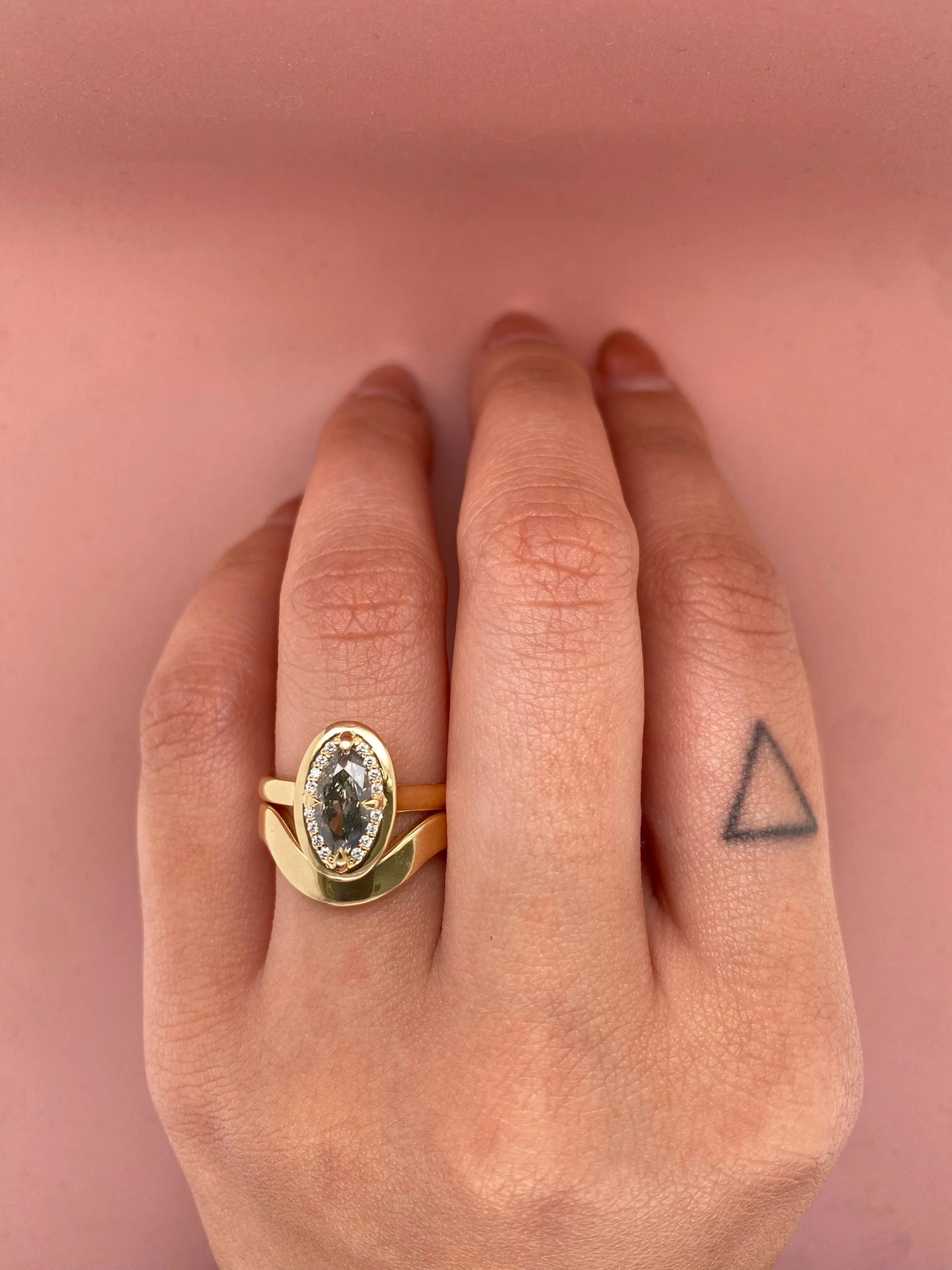 Olive Clover Ring – Kasia Jewelry