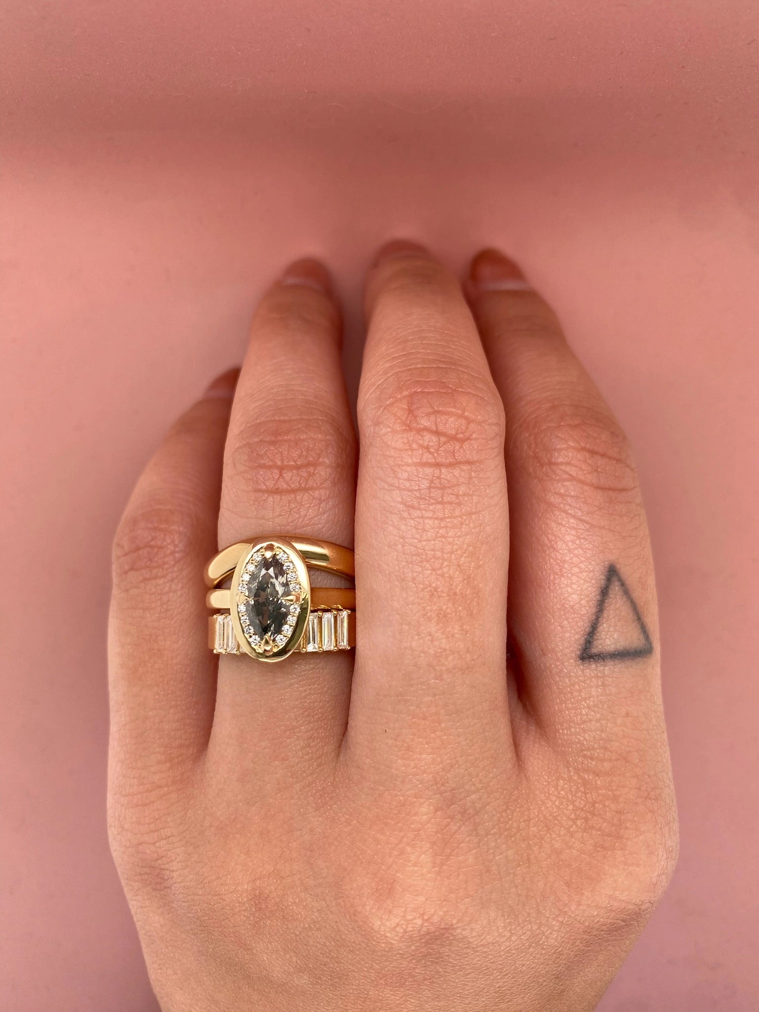 Olive Clover Ring – Kasia Jewelry